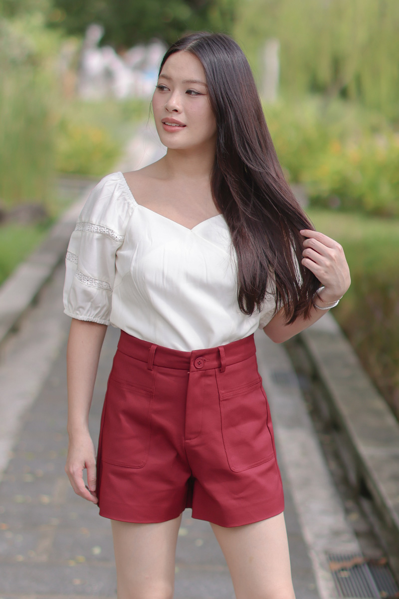 Yuka Two Way Puff Sleeve Top